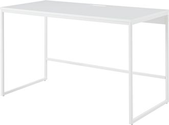 Mørteens home24 Schreibtisch Termes 120 x 75 x 60cm Weiß/Weiß
