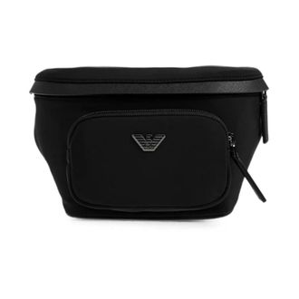 Emporio Armani ASV Belt Bag - Homme - Sacs - Noir - Taille: ONE Size