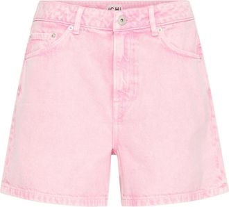Ichi Ichi, Femme, Shorts, Rose, Taille: 46 FR Denim Shorts