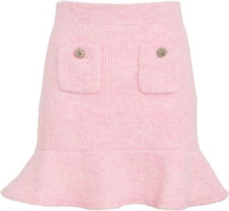 Self Portrait Self-Portrait Knit Mini Skirt Size M