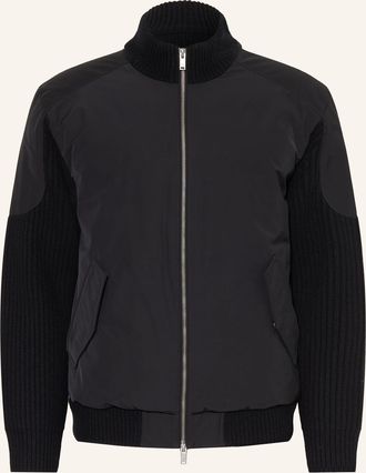 Moose Knuckles Daunen-Blouson Magnus Im Materialmix schwarz