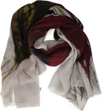 Faliero Sarti Protea Frayed-edge Scarf