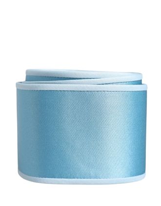 Dolce & Gabbana Womens Silk Satin Belt Blue