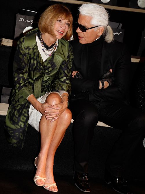 anna wintour Karl Lagerfeld