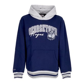 Mitchell & Ness Georgetown Hoyas Vintage Logo Hoodie - - Sweatshirts & Hoodies - Herren - Blau - L