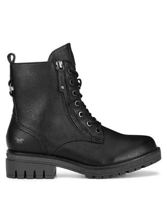 Mustang Jeans Mustang Schnürschuhe 1397-501 Schwarz