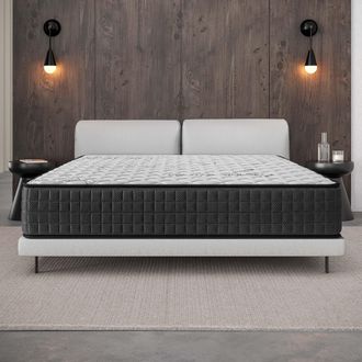 Cosmos Matratze 160x200 cm Gamma Kaltschaummatratze H&auml;rtegrad H4 - &Ouml;ko-Tex Zertifiziert - Thermoregulierend + Blue Latex 7 Zonen Matratze H&ouml;he 30 cm - Made i