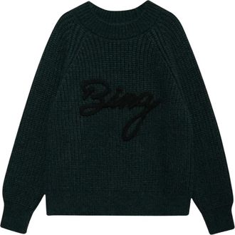 Anine Bing Femme, Pulls, Vert, Taille: 40 FR Kendrick Sweater