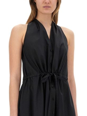 Aspesi Poplin Cotton Dress - Black