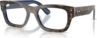 Ray-Ban Joseph Optics Havana Grey On Gradient Blue Fassung Demo Gläser Glas Polarisiert 55-20