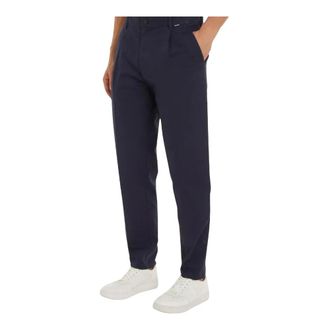Calvin Klein Modern Twill Tapered Bundfaltenhose - - Trousers - Herren - Blau - W28 L32