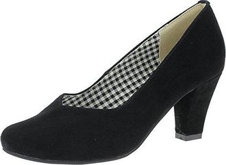 Hirschkogel Femme 3000507 Escarpins, Noir 002, 38 EU