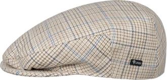 LIPODO Casquette Travello Homme - Made in Italy Gavroche avec Visiere, Doublure, Doublure Ete Printemps-ete - 57 cm Beige Clair