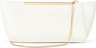 The Drop Harlei Framed Clutch, Knochen, One Size