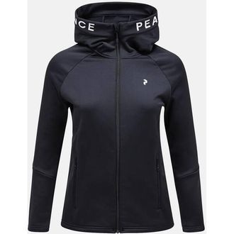 Peak Performance Damen Kapuzensweat W Rider Zip Hood-BLACK-BLACK