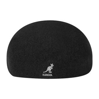 Kangol Schwarze nahtlose Wollm&uuml;tze 507 - - Accessories - Herren - Schwarzk - S