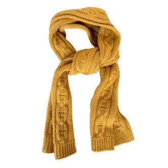 Herm&egrave;s Pre-owned Large Mesh Anchor Chain Scarf - Femme - Pre-owned - Jaune - Taille: ONE Size