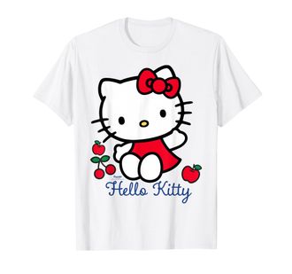 Hello Kitty Cherry Bow Sweet Cute Friends XOXO Pose Classic T-Shirt