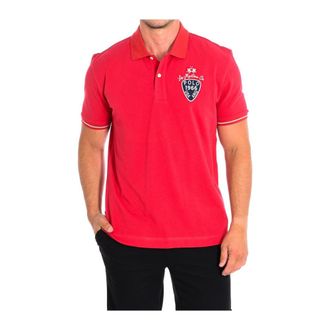 La Martina Kurz&auml;rmeliges Poloshirt - - Tops - Herren - Rot - S