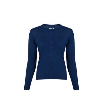 Au Printemps Paris Cardigan droit Acad en laine m&eacute;rinos