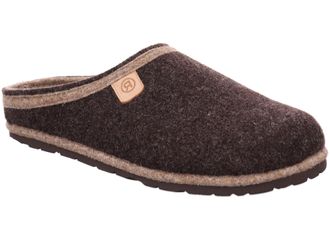 Rohde Herren Pantoffel Filz Hausschuh Wechselfu&szlig;bett Weite G H.Meran 6910, Gr&ouml;&szlig;e:46 EU, Farbe:Braun