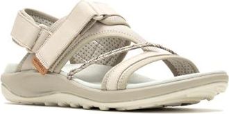 Merrell Femme Terran 4 Sangle arrière Sandale, Argenté, 43 EU