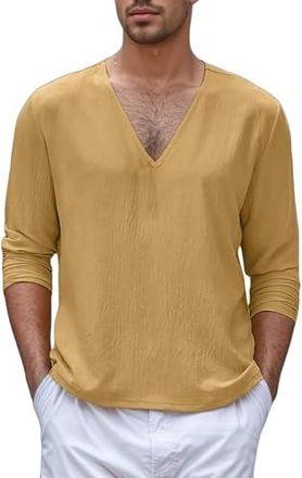 Generic Sweat Shirt Homme avec Col Carreaux Chemisettes Rugby Cachemire Bûcheron Polyester Poche Florale Marinière Tropical Américaine Mexicaine Grandes 40 Co