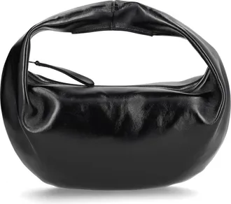 Khaite Womens Olivia Bag Black Calf Leather Handbags Hand