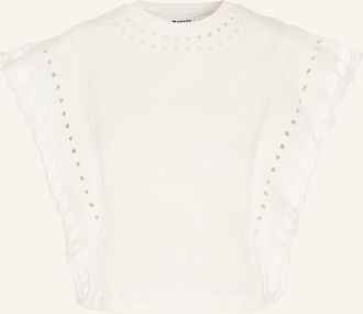 Isabel Marant Marant &Eacute;toile Blusentop Odyle Mit Lochspitze weiss