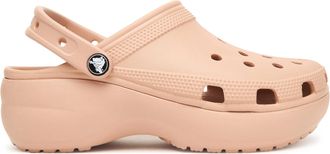 Crocs Pantoletten Crocs Classic Platform Clog 206750 Beige