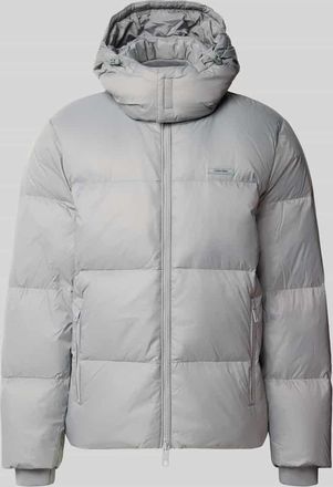 Calvin Klein Regular Fit Daunenjacke mit abnehmbarer Kapuze