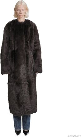 Toteme Silky Shearling Coat