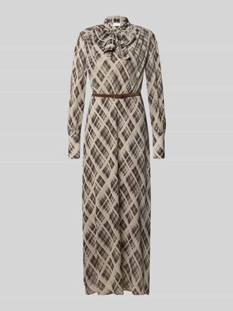 Jake*s Tailliertes Freizeitkleid mit Allover-Muster