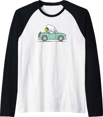 Peanuts Snoopy Woodstock Autofahrt Raglan