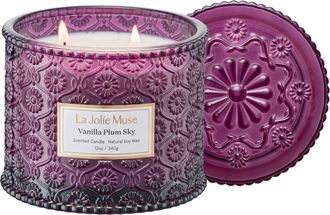La Jolíe Muse LA JOLIE MUSE Aroma-Kerzen für zuhause, große 2-Docht-Soja-Kerze, Duftkerze Geschenk, sauber brennende Kerzen, ca. 340 g (12oz)