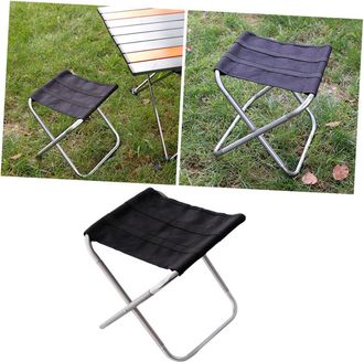 Hemoton Leichter Tragbarer Outdoor-fischstuhl Aus Wasserdichtem Oxford-Stoff Klappbar Mittlere Aluminiumlegierung Für Camping Angeln Picknick Und Garten