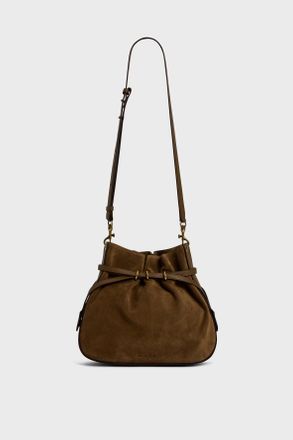 Gerard Darel Sac en cuir velours - ROMY - Toundra