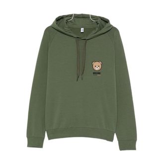 Moschino Teddy Bear Hoodie - - Sweatshirts & Hoodies - Herren - Gr&uuml;n - 2XL