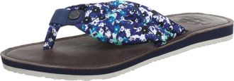 Tommy Jeans Damen SEA 1C Zehentrenner, Blau (Perry Print 2 366)