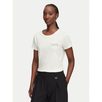 HUGO BOSS T-Shirt C_Elove_5 50566827 Creme Slim Fit