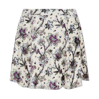 Kate Spade New York Femme, Jupes, Blanc, Taille: 36 FR Satin Devore Mini Skirt