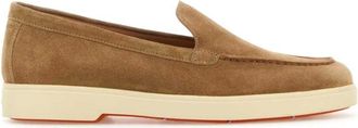 Santoni Femme, Chaussures, Brun, Taille: 41 EU Mocassins Yalta en daim camel