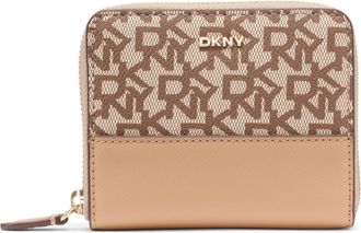 DKNY Womens Bryant Park TOP Zip Dome Crossbody Crossobody Bag, Chino/Cappucino