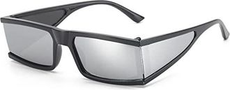 Generic Lunettes de soleil carrées pour hommes et femmes, lunettes de plage pour sports de vacances (couleur : A, taille : moyen) 2026, b, Taille unique