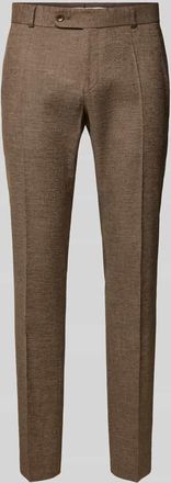 Carl Gross Anzughose aus Leinen-Mix Modell Tomte