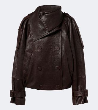 Acne Studios Veste courte en cuir