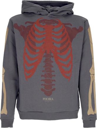 Phobia Archive Homme, Sweatshirts et sweats &agrave; capuche, Gris, Taille: L SweaT-shirt de surv&ecirc;tement l&eacute;ger &agrave; manches longues