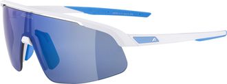 Alpina TURBO PRO YOUTH, Sportbrille für Kinder, white matt, One Size, 100% UV-A-, UV-B- und UV-C-Schutz