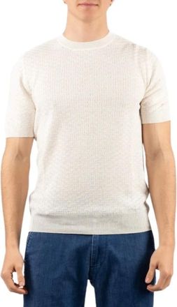 Gran Sasso Homme, Pulls, Blanc, Taille: M Pulls &agrave; col rond