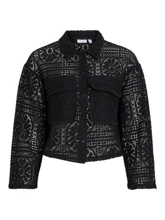 Vila Vimerinda Crochet L/S Cardigan/BFS